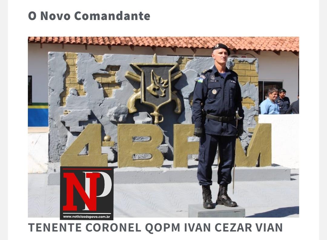 4º BATALHÃO DE POLÍCIA MILITAR TEM NOVO COMANDO DE POLICIAMENT ...